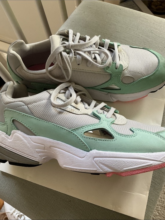 adidas | Shoes | Adidas Womens Mint Green And White Retro Running ...